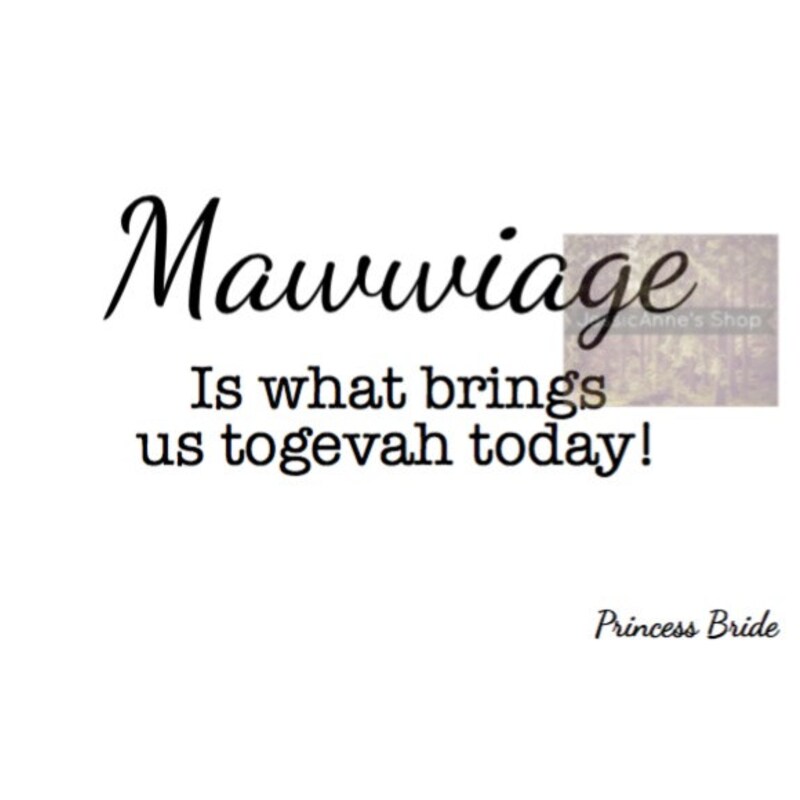 Mawwiage - Etsy