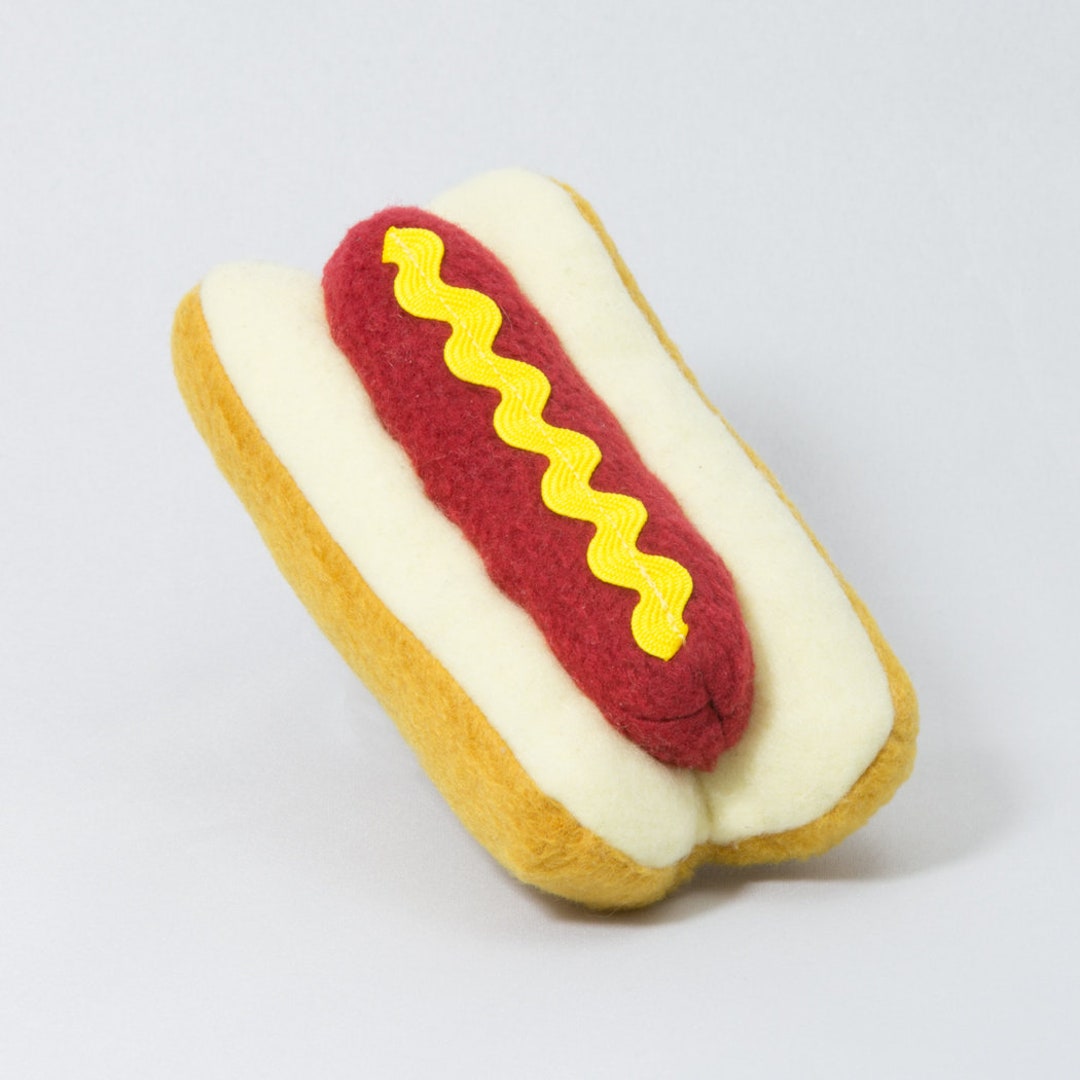 Catnip Hot Dog Toy: Organic Cat & Silvervine - Etsy