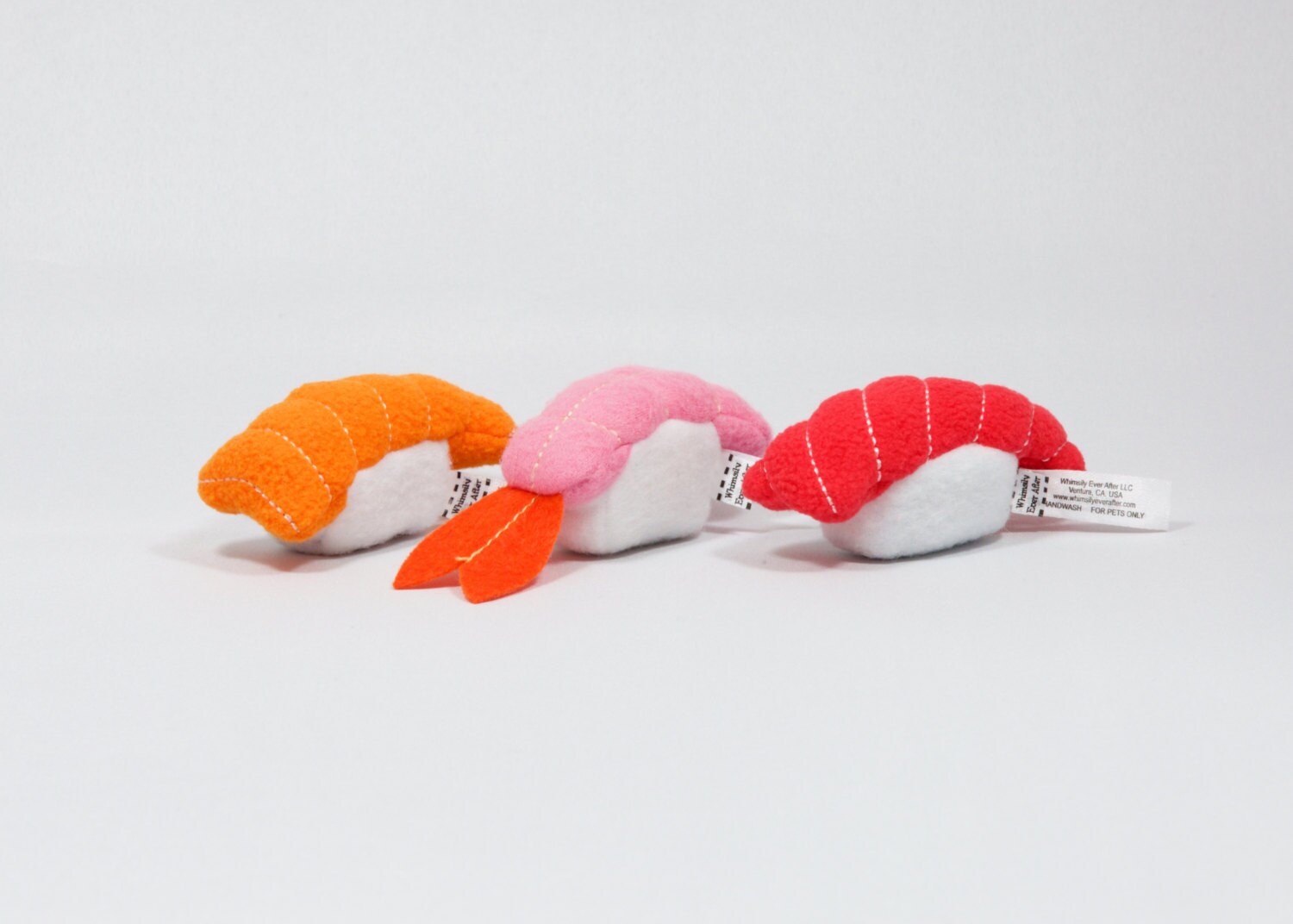Set of 3 Cat Toy Sushi Stuffed With Organic Catnip - Etsy