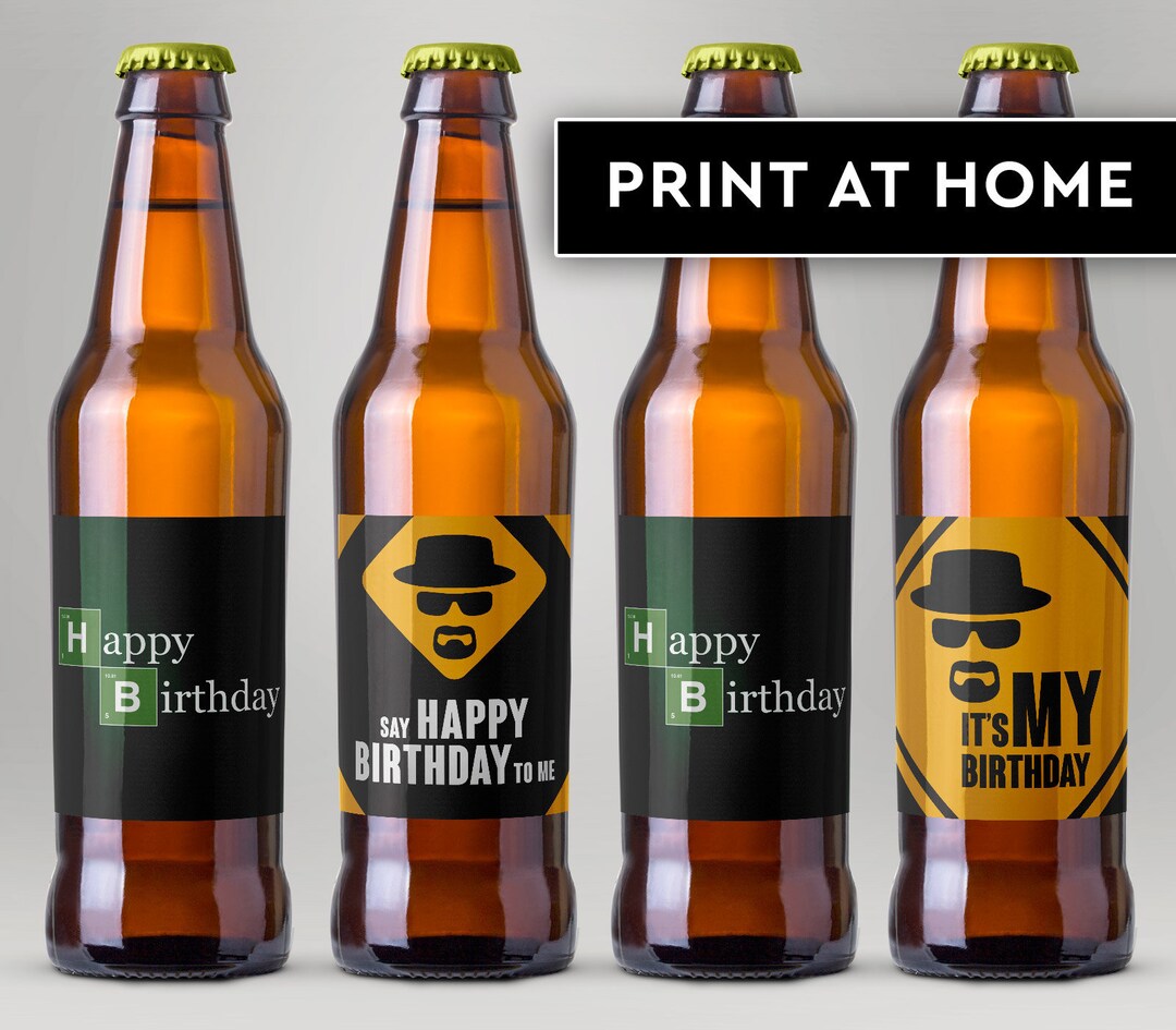 Braking Bad Beer Printable Labels, Braking Bad Beer Labels, Braking Bad ...