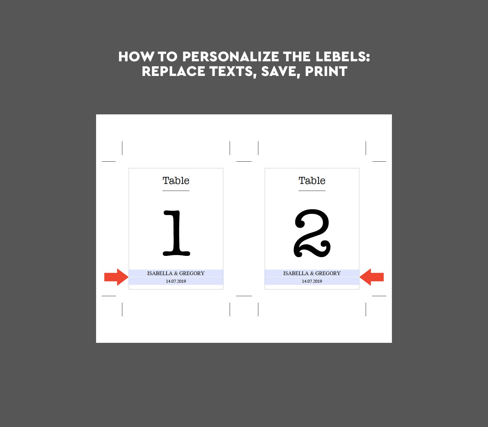 Table Number Wine Labels, Wedding Centerpiece, Winery Labels, Custom ...