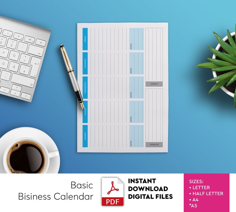 Basic Business Planner Small Business Binder Business Organizer Home ...