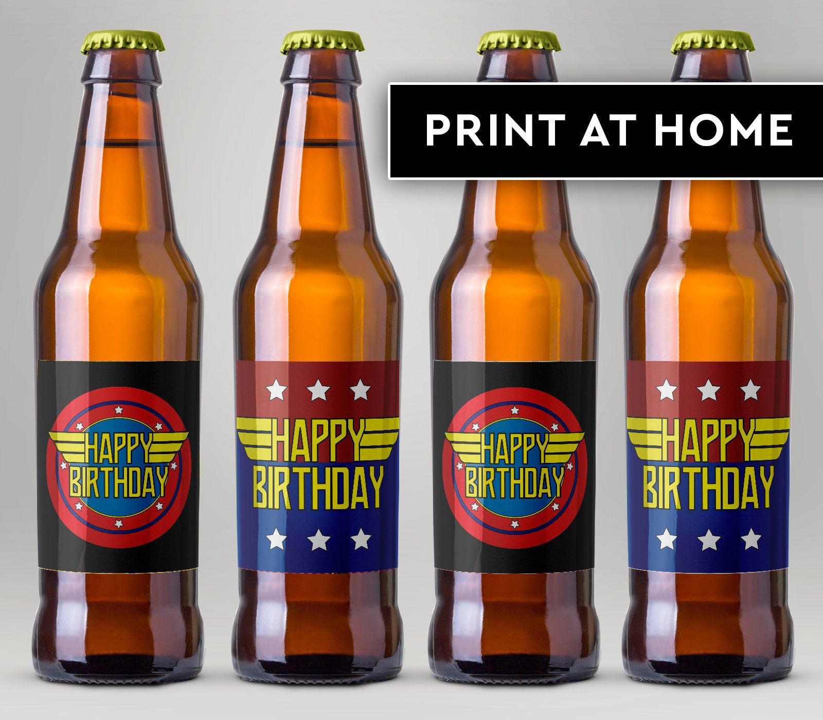 Wonderwoman Beer Printable Labels, DC Comics Beer Labels, Wonderwoman ...