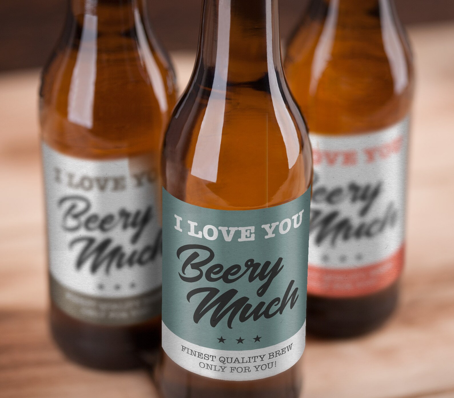 Printable Beer Labels for Husband, Valentine Beer Printable Labels ...