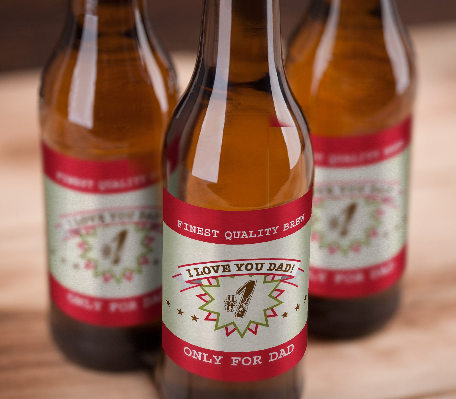 Dad Beer Labels, Fathers Day Beer Bottle Labels, Beer Labels for Dad ...