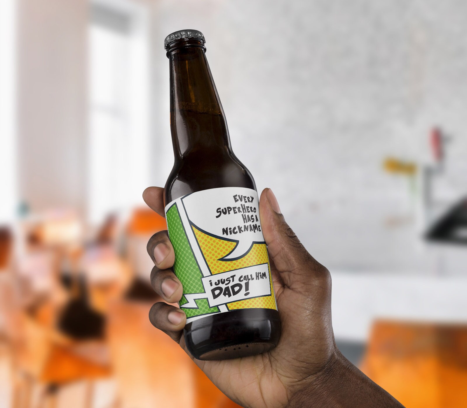 DC Comics Beer Labels, Superdad Beer Label, Father Beer Label ...