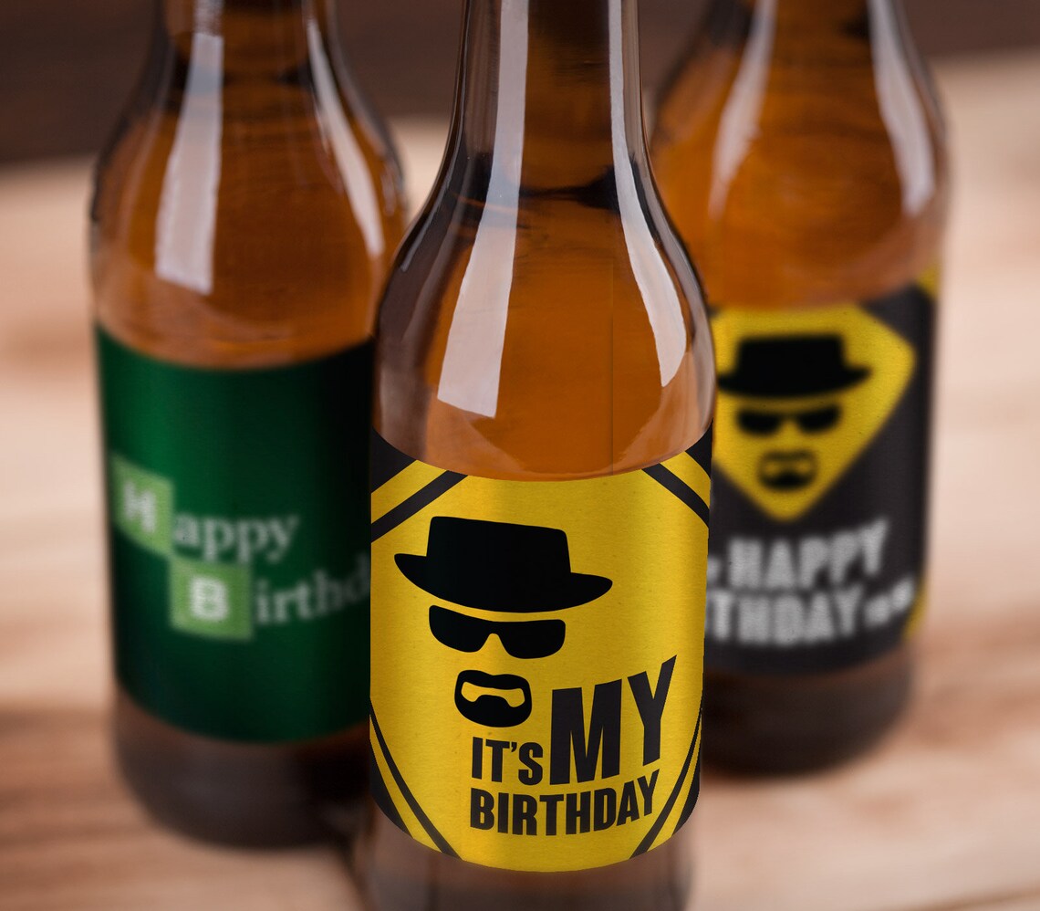 Braking Bad Beer Printable Labels, Braking Bad Beer Labels, Braking Bad ...