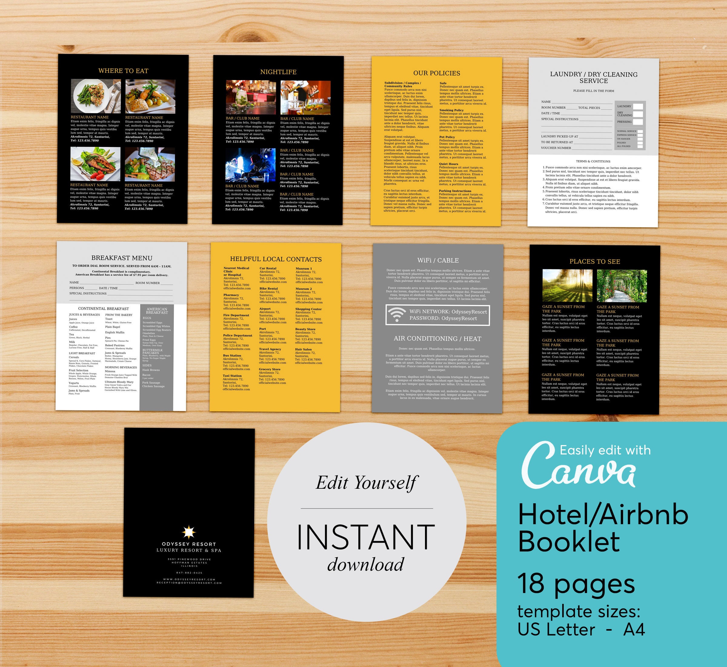 18 Pages Airbnb Hotel Host Guide Welcome Book Home Rental - Etsy