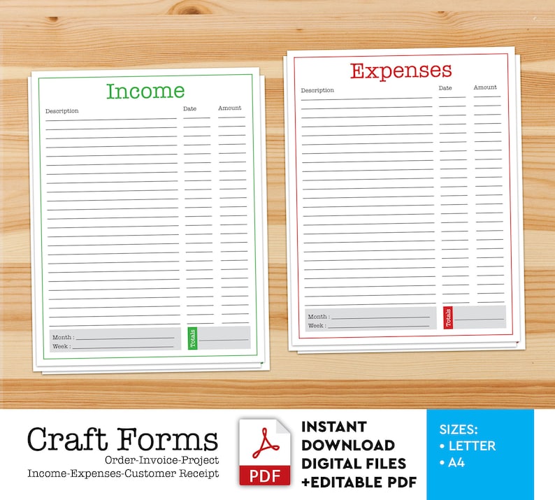 Craft Order Form Order Form Printable Order Form Printable - Etsy