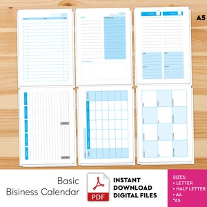 Basic Business Planner Small Business Binder Business Organizer Home ...