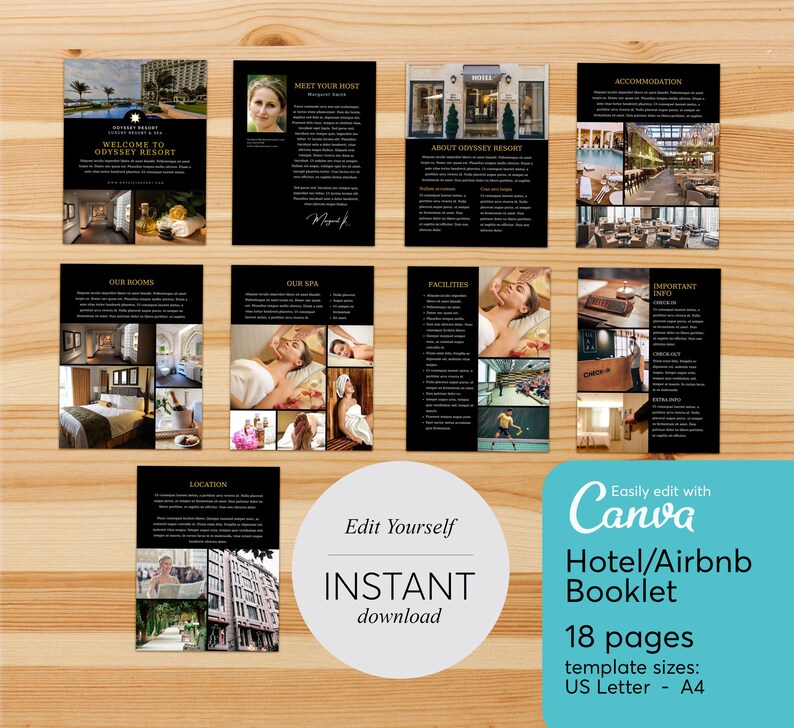 18 Pages Airbnb Hotel Host Guide Welcome Book Home Rental Guidebook ...