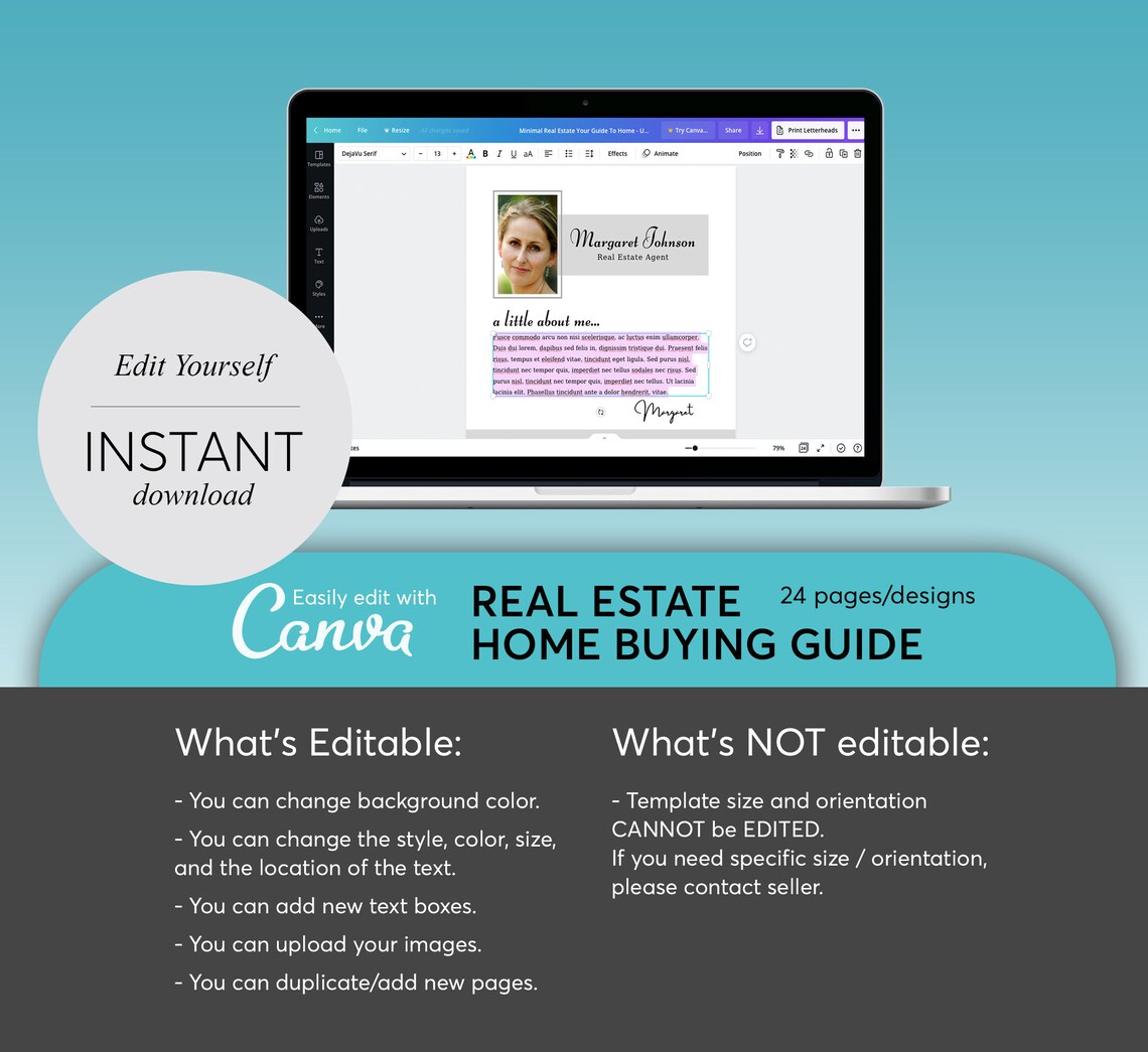 24 Pages Real Estate Home Buying Guide,real Estate Buyer Packet,real ...