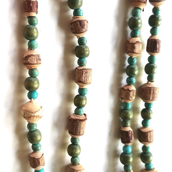 Long Bead Necklace - Etsy