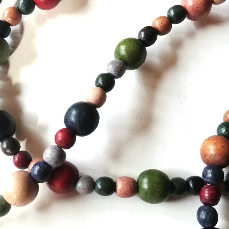 Boho Wood Necklace - Etsy