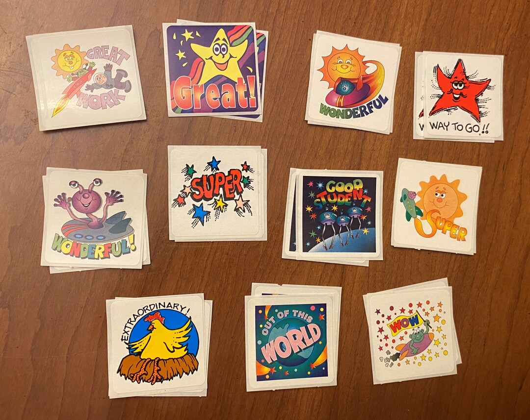 School Grading Stickers Teacher Tutor Parent Stickers - Etsy