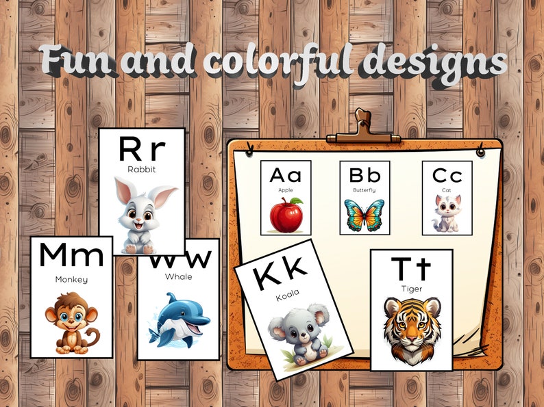 Printable Alphabet Flash Cards - Educational ABC Learning Cards ...