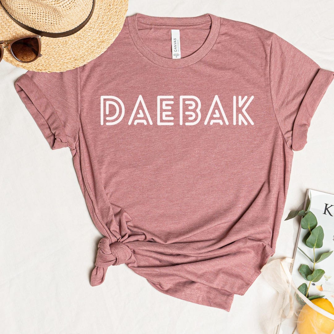 Daebak - Korean Drama Word Shirt | K-drama Lover Shirt | Cozy K-drama ...