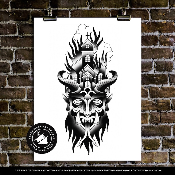 Demon Head Artwork