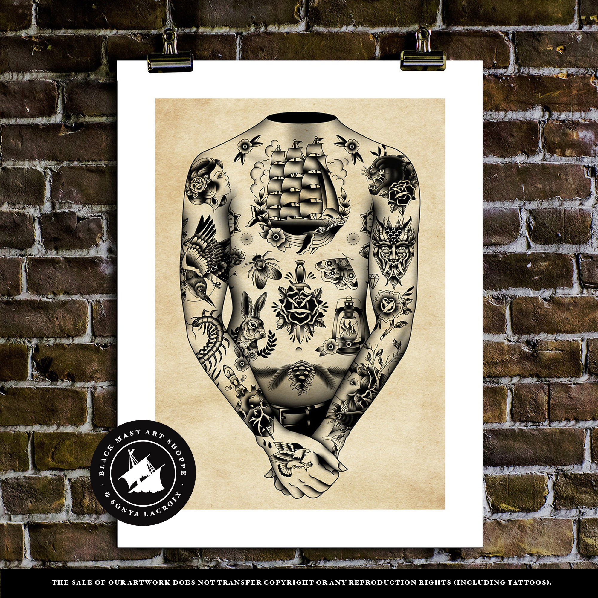 Traditional Tattoo Flash For Men