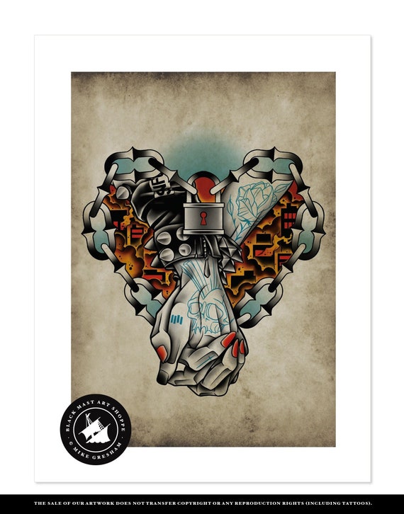 Burning Love Tattoos