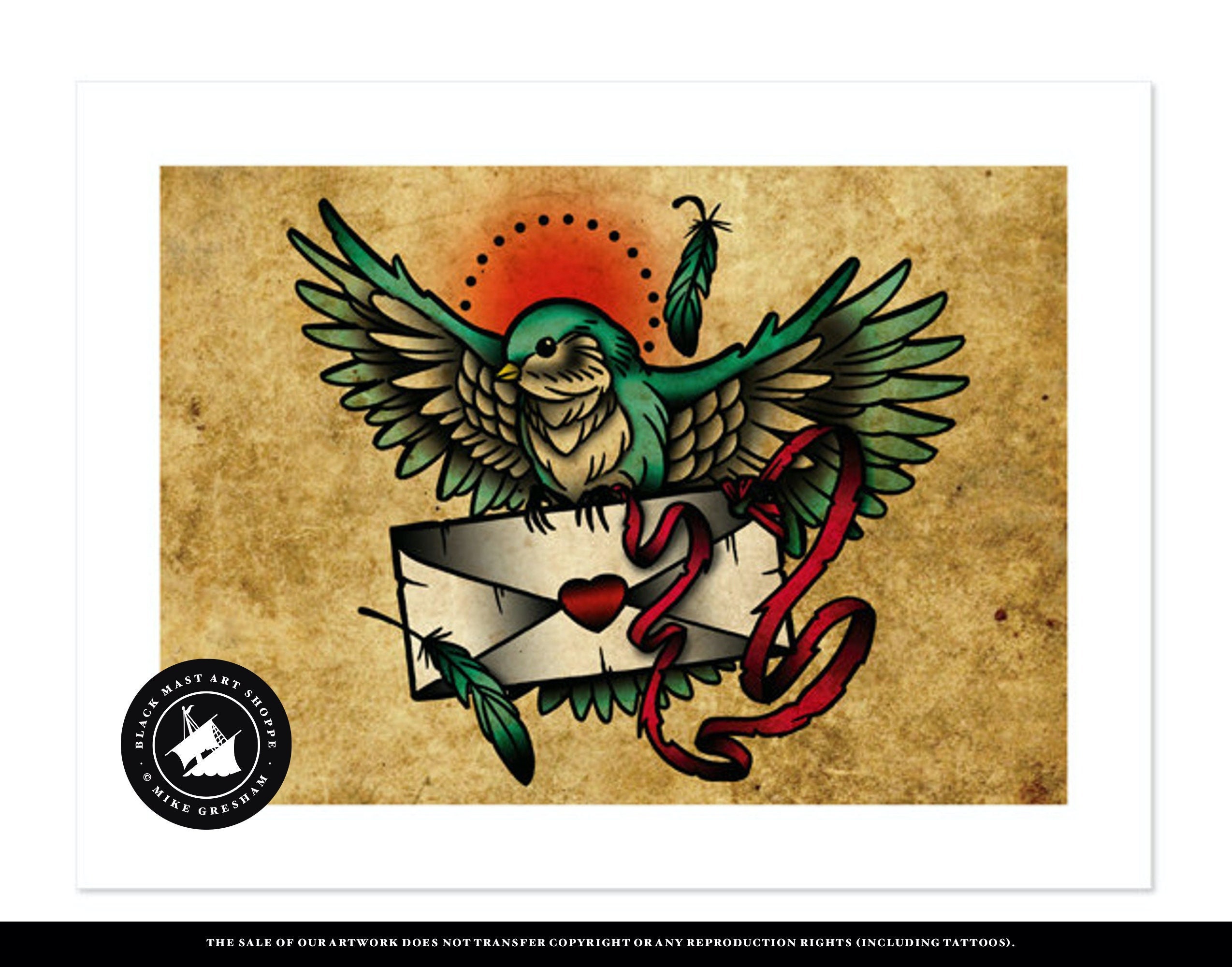 Neo Traditional Eagle Flash