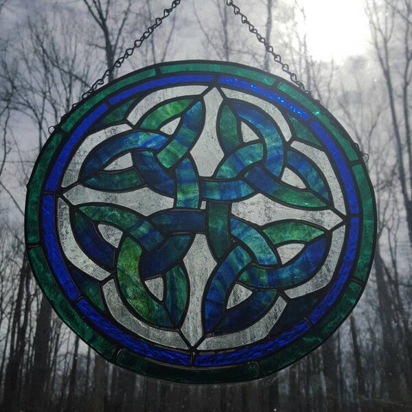 Celtic Stained Glass - Etsy