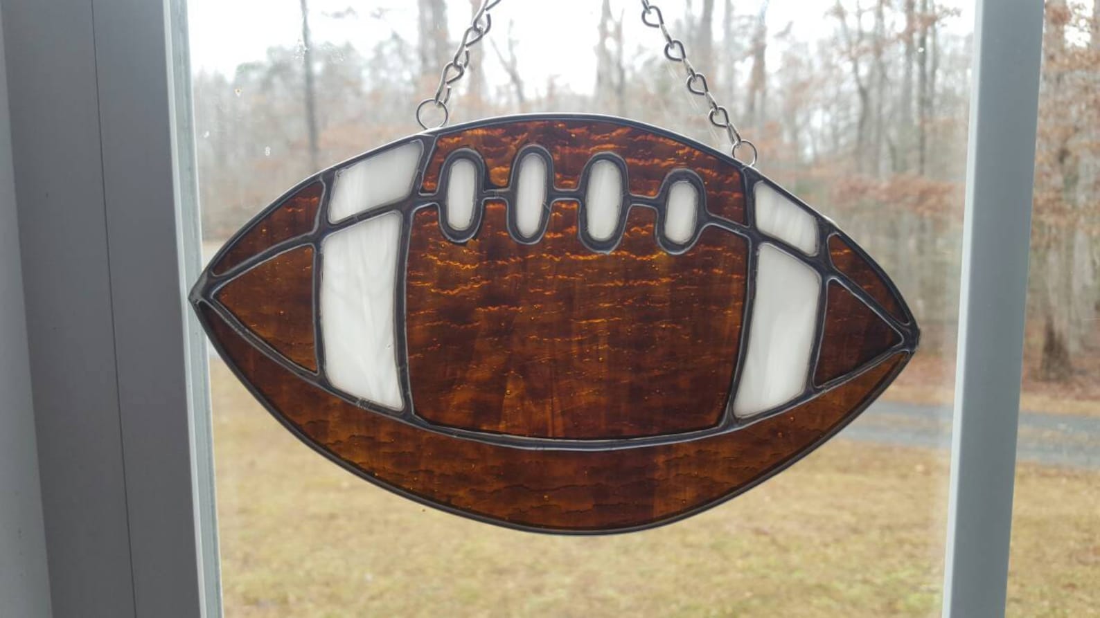 Stained Glass Football - Etsy