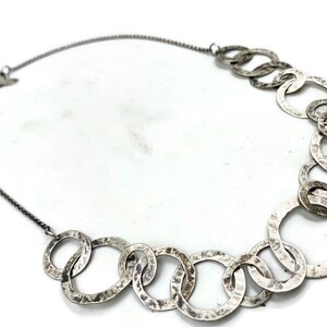 Sterling Silver “washer Link” Segment on Chain. Lisa Colby Metalsmith ...