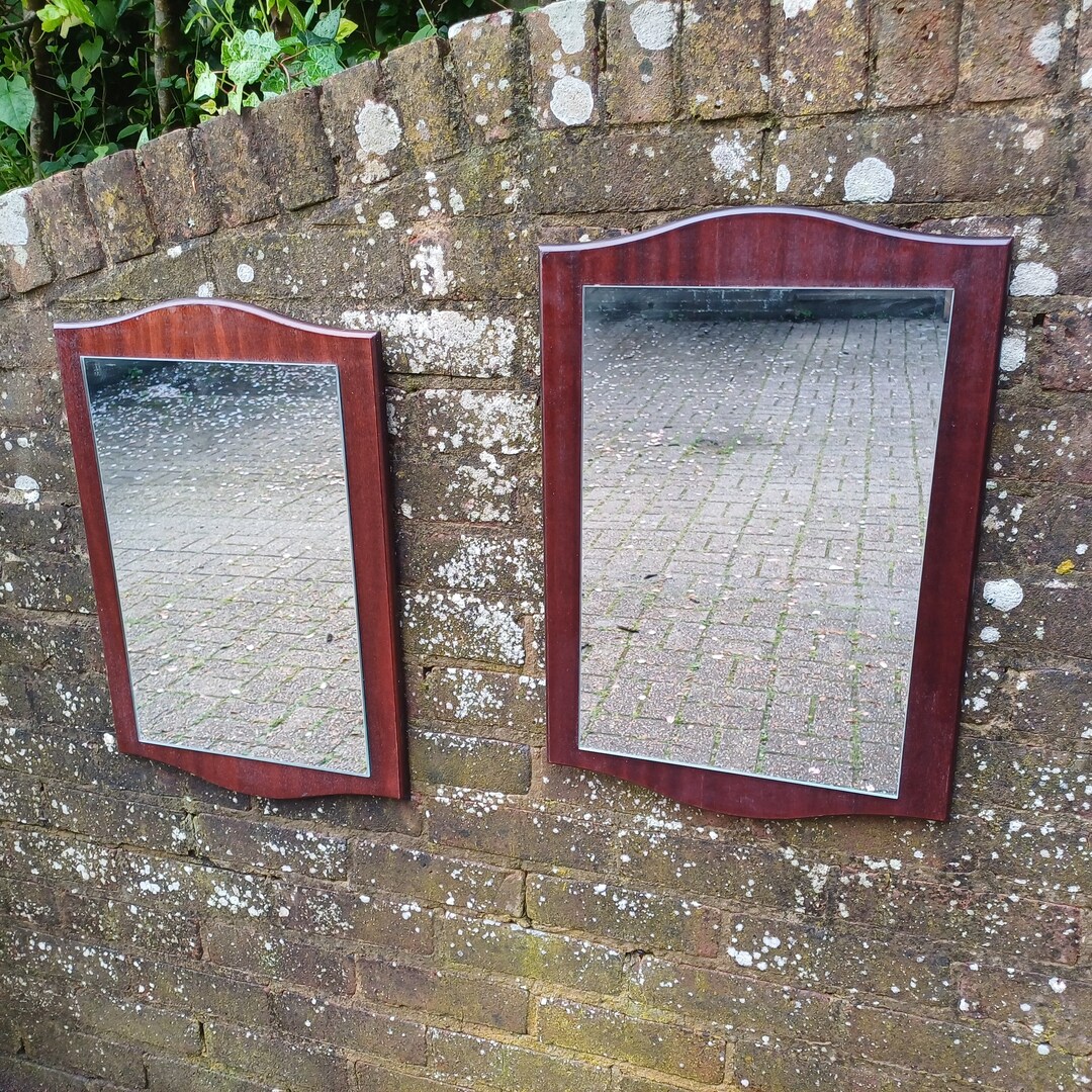 Pair of Vintage Shaped Stag Wall Mirrors 60s Retro - Etsy