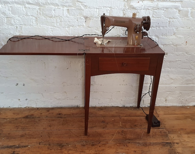 Vintage Electric Singer Fold up Out Sewing Machine Table - Etsy