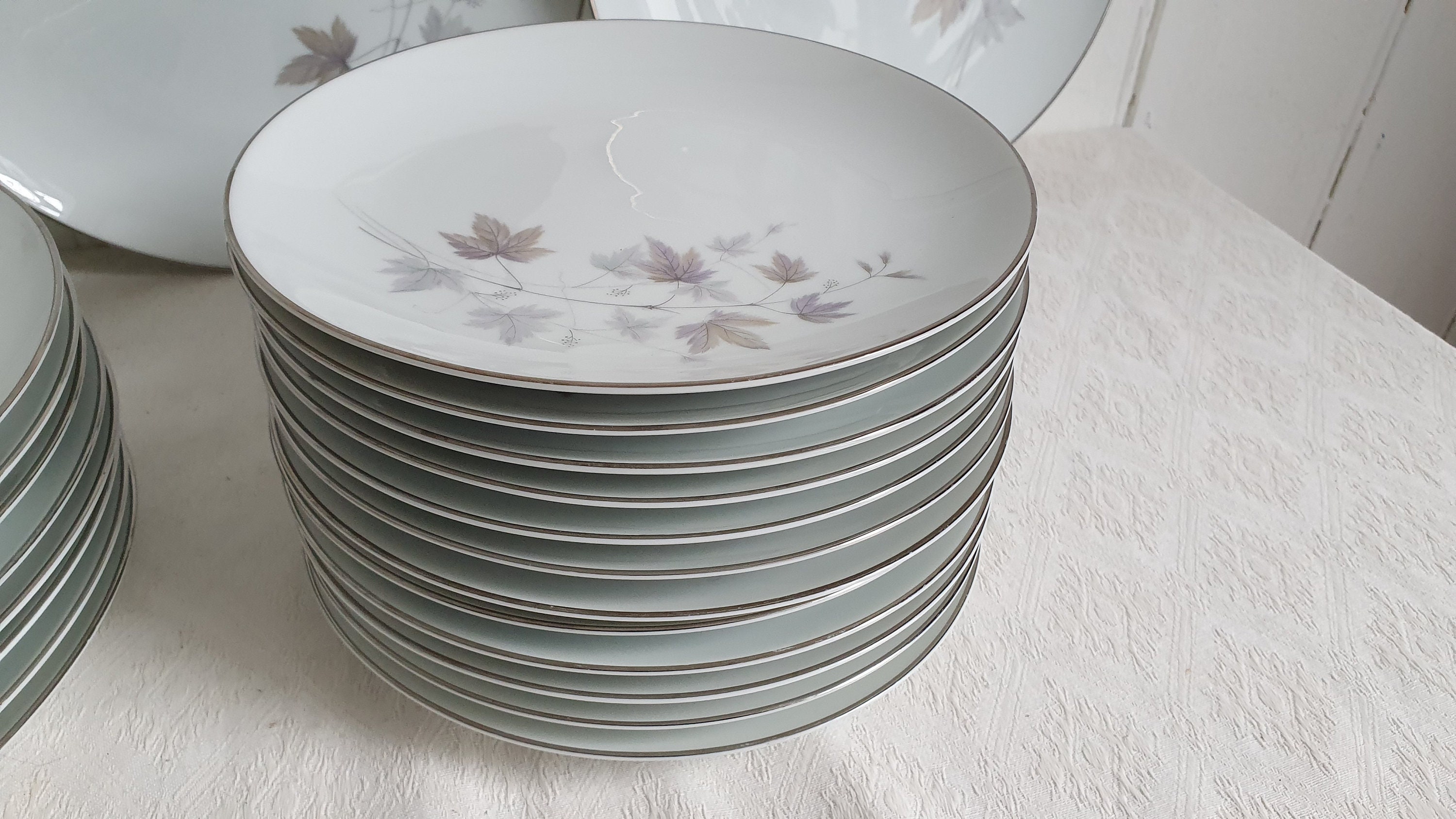 23 Quality Noritake Harwood Autumn Leaves Browns Lilac Hues - Etsy UK