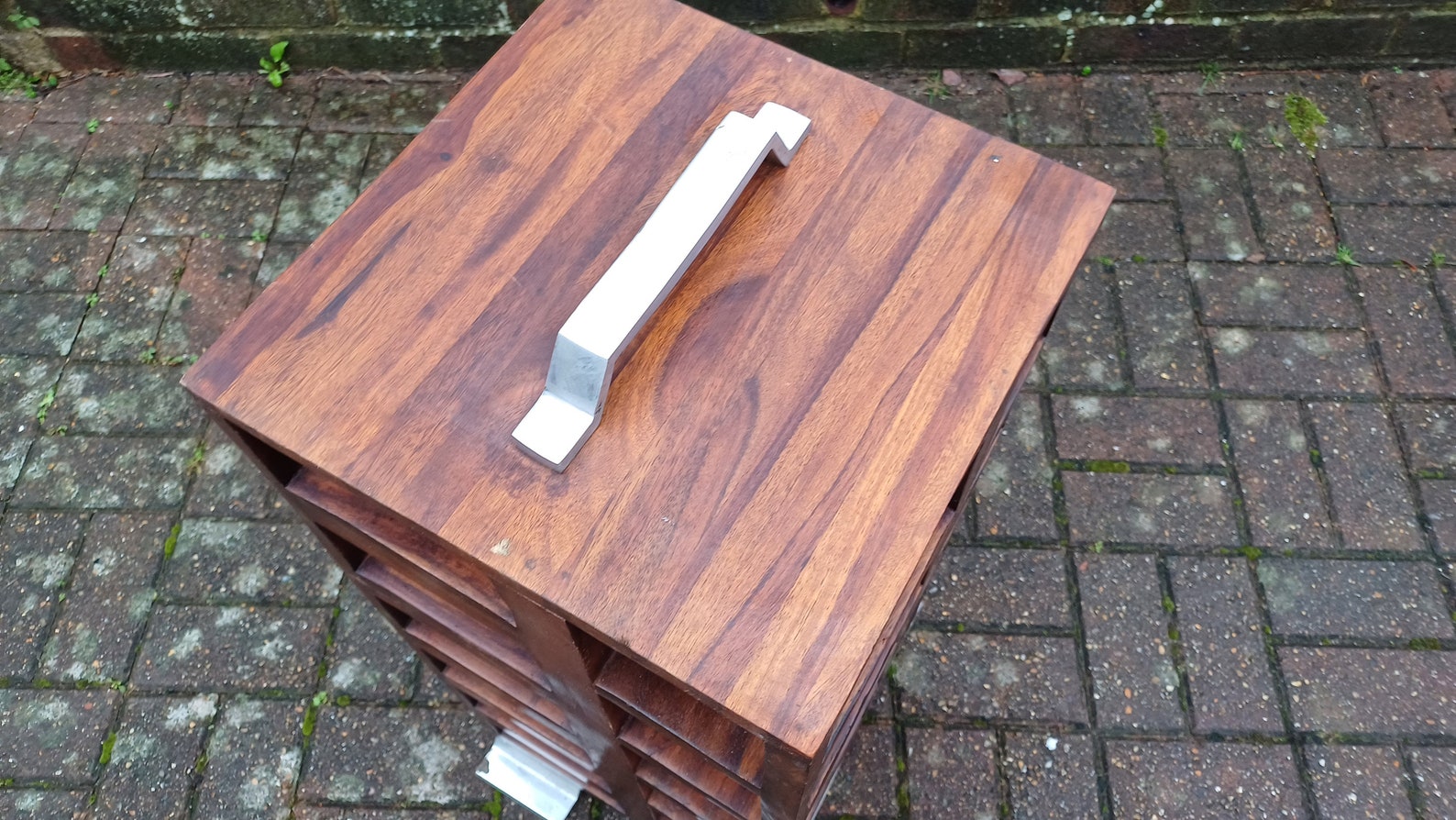 Unusual Vintage Teak Cubby Holes Shelves Collector Artisan Display Art ...