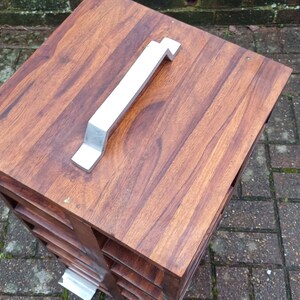 Unusual Vintage Teak Cubby Holes Shelves Collector Artisan Display Art ...