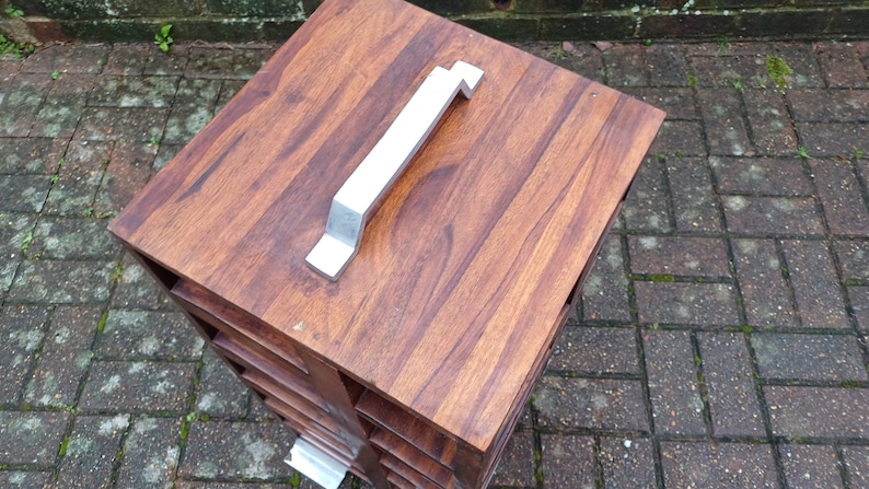 Unusual Vintage Teak Cubby Holes Shelves Collector Artisan Display Art ...