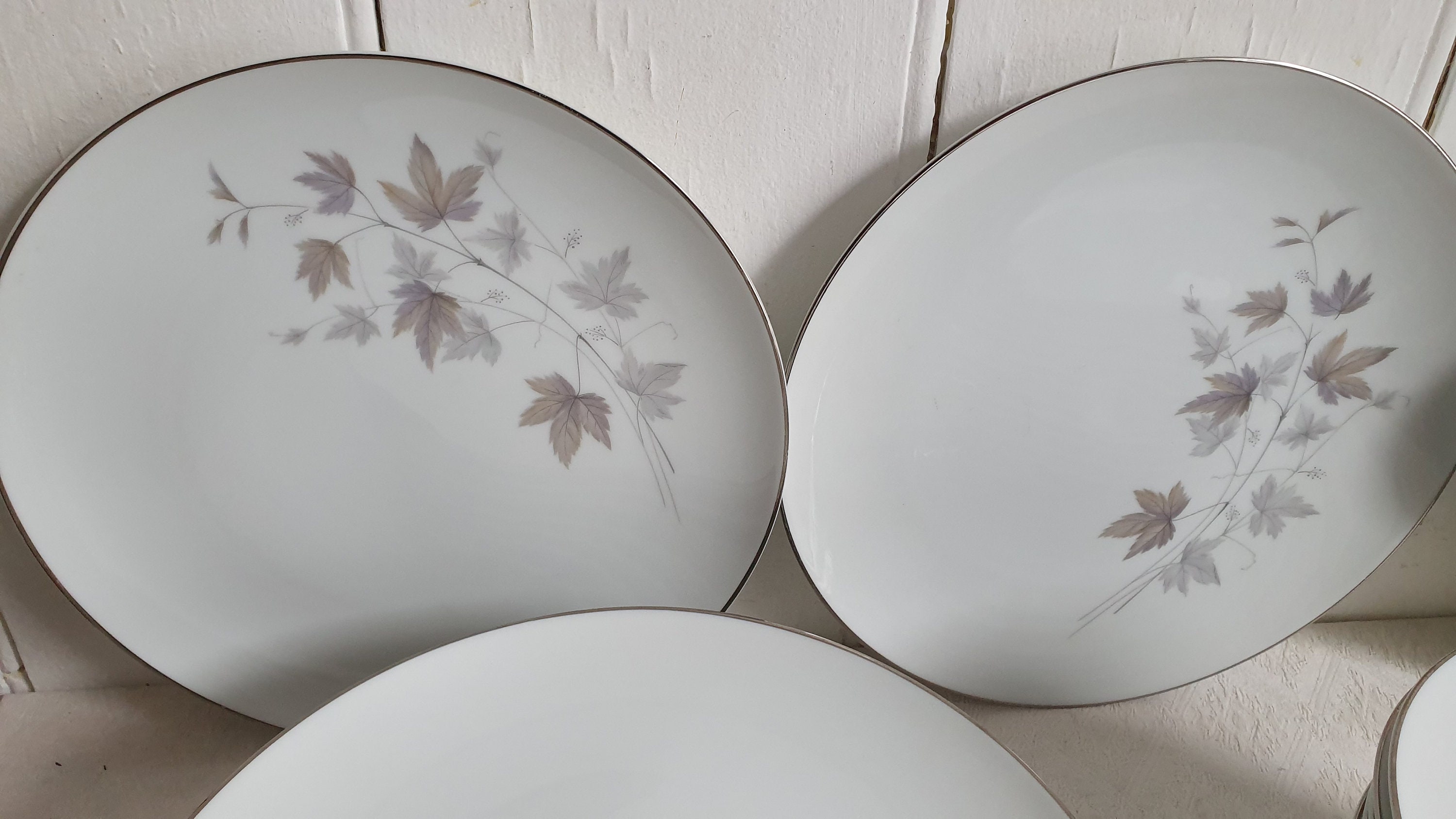 23 Quality Noritake Harwood Autumn Leaves Browns Lilac Hues - Etsy UK
