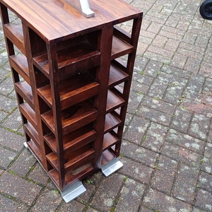Unusual Vintage Teak Cubby Holes Shelves Collector Artisan Display Art ...