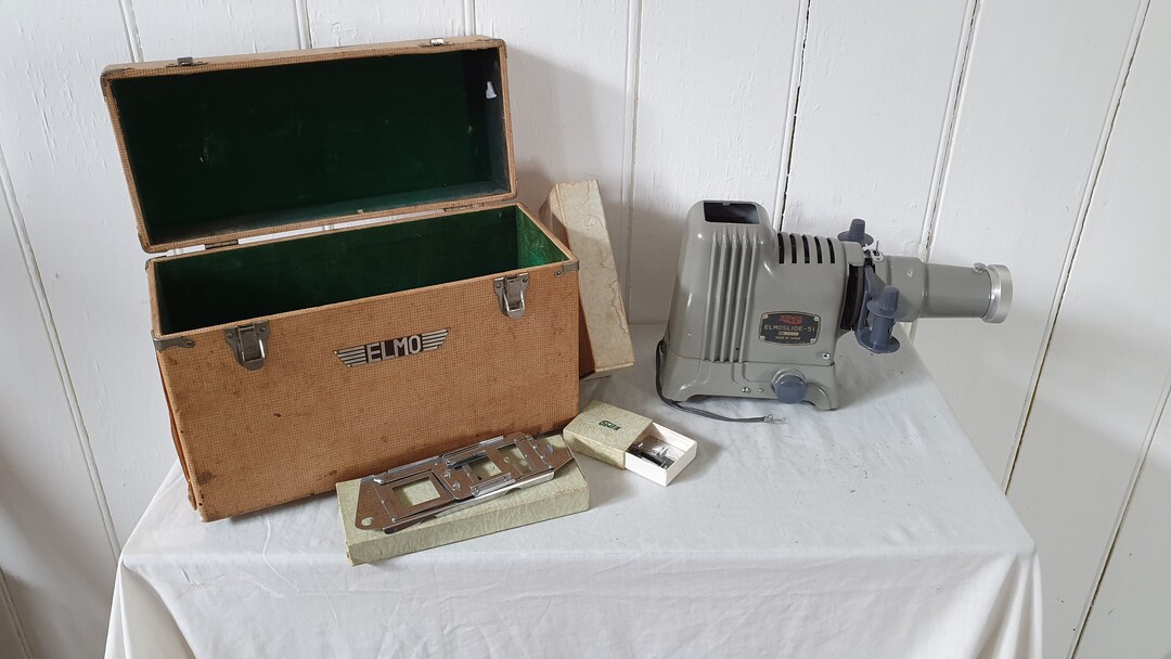 Boxed Elmo Vintage Retro Slide Photo Projector Mid 20th Century - Etsy