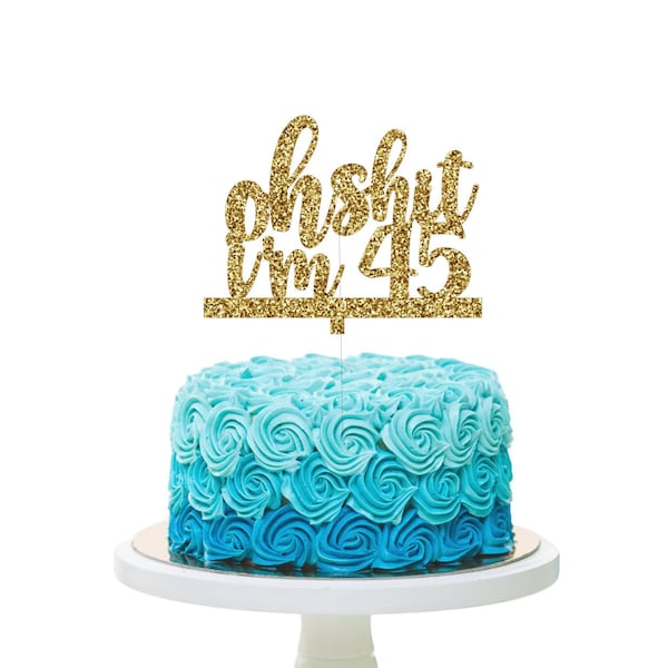 45th Birthday Cake - Etsy
