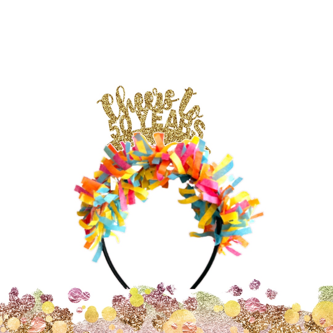 50th Birthday Crown, 50th Birthday Headband, 50th Birthday, 50th ...