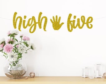 High Five Banner - Etsy