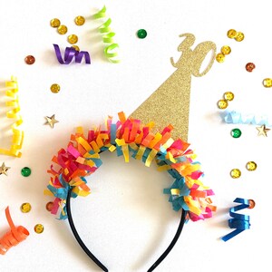 30th Birthday Decorations, 30th Birthday Crown, 30th Birthday Headband ...