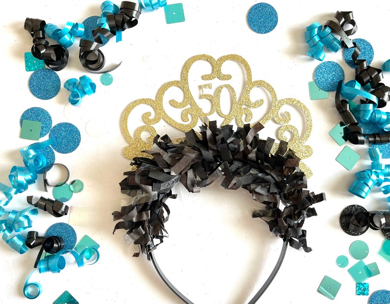 50th Birthday Crown 50th Birthday Gift 50th Birthday Party - Etsy