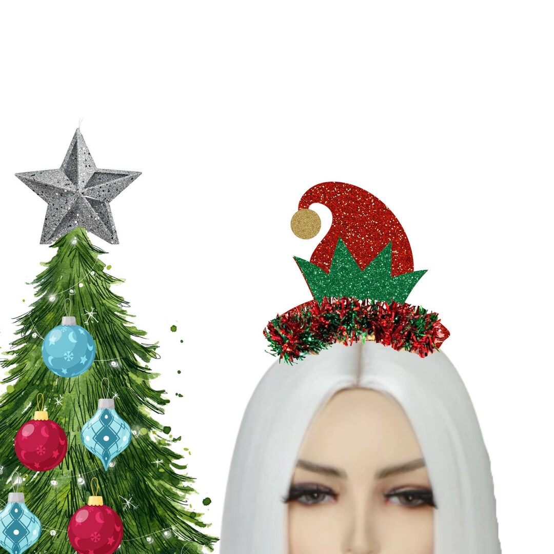 Chirstimas Funny Headbands, Christmas Party Decorations, Elf Headband ...
