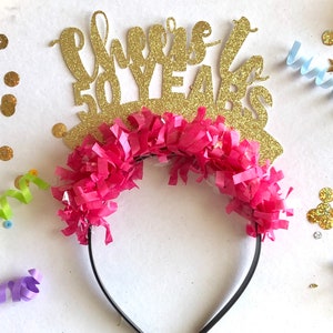 50th Birthday Crown, 50th Birthday Headband, 50th Birthday, 50th ...
