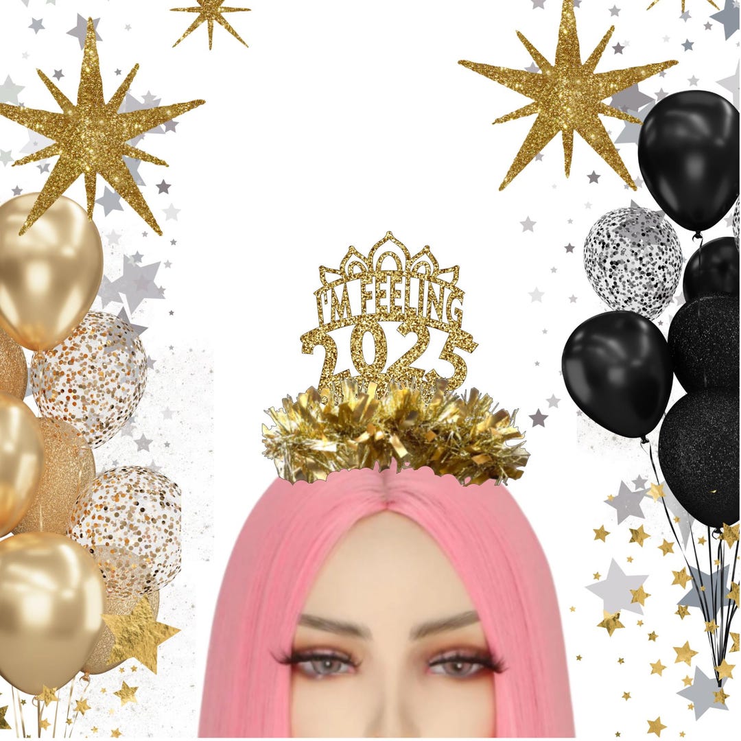 New Year’s Eve Headbands, New Years Eve Party Decorations 2025 Headband ...