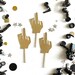 Middle Finger Cake Topper, Funny Cupcake Topper, Birthday Cupcake ...