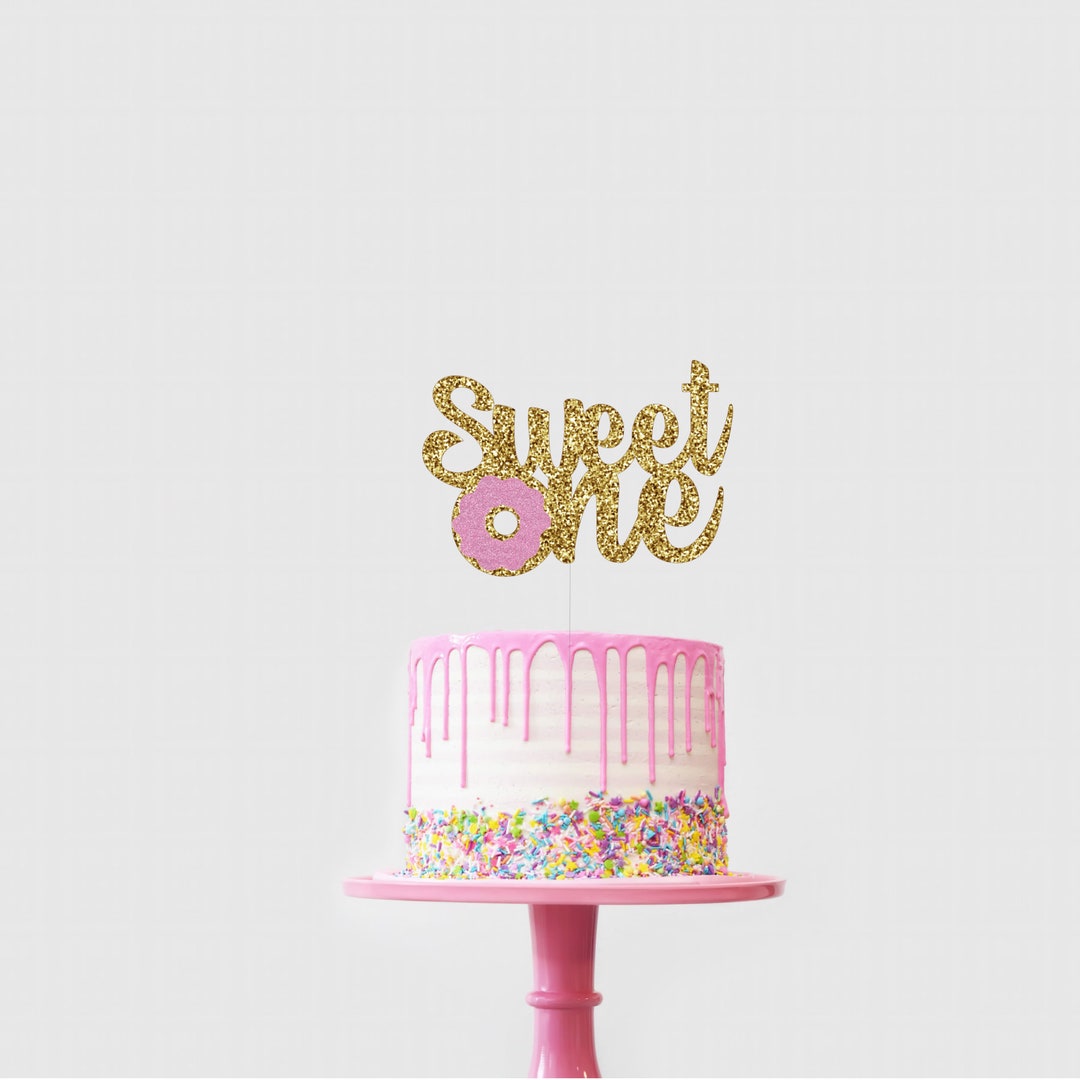 Sweet One Cake Topper, 1st Birthday Cake Topper - Etsy
