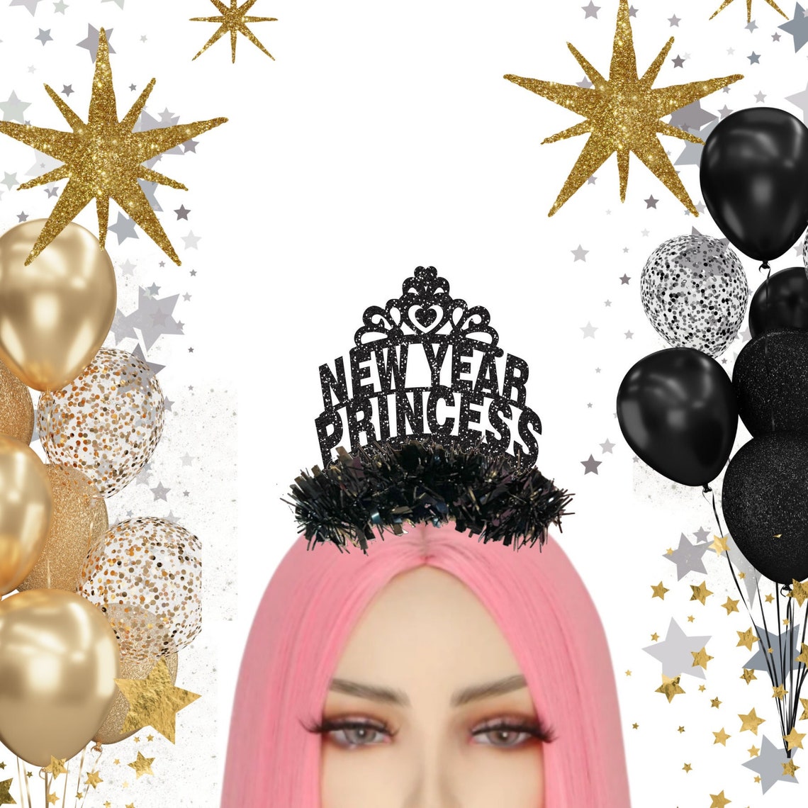 New Year’s Eve Headbands, New Years Eve Party Decorations, New Years ...