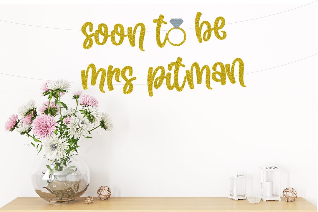 Soon to Be Mrs Banner, Bachelorette Party Banner, Wedding Banners ...