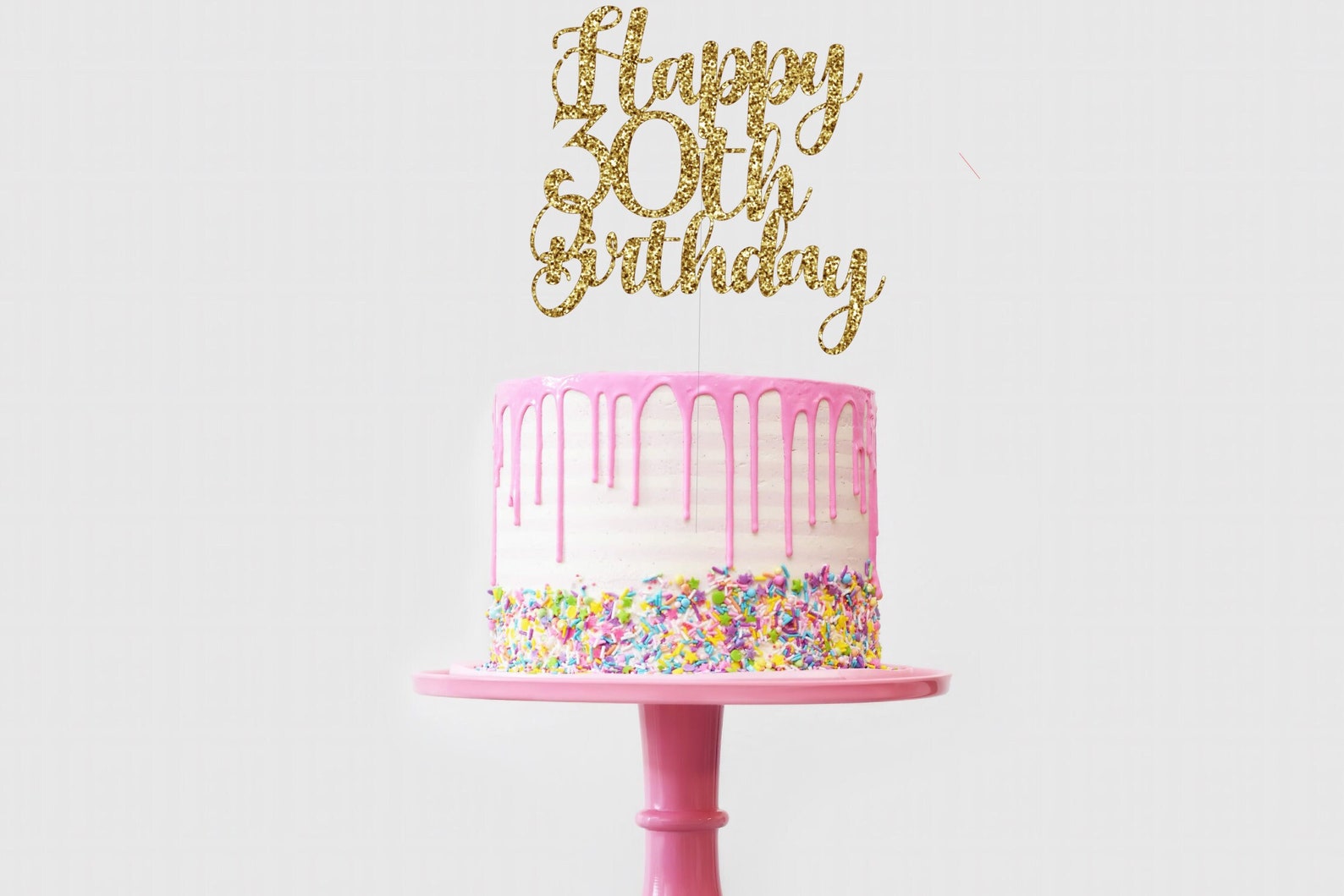 Happy 30th Birthday Cake Topper 30th Birthday Cake Topper - Etsy